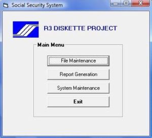 How to Use SSS R3 Program and Generate File