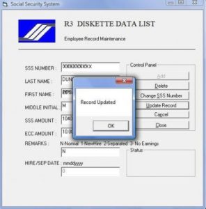 How to Use SSS R3 Program and Generate File