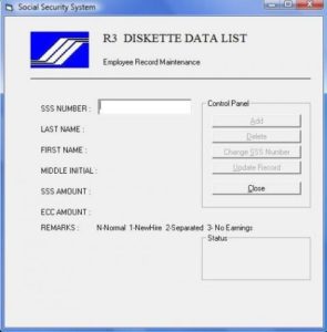 How to Use SSS R3 Program and Generate File