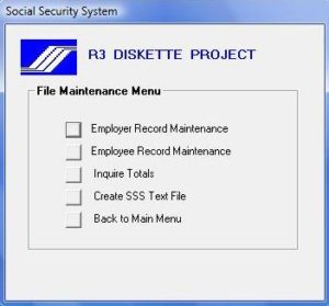 How to Use SSS R3 Program and Generate File