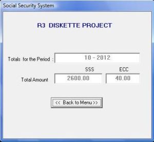 How to Use SSS R3 Program and Generate File