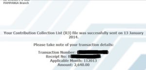 How to Upload SSS R3 Collection List Online?