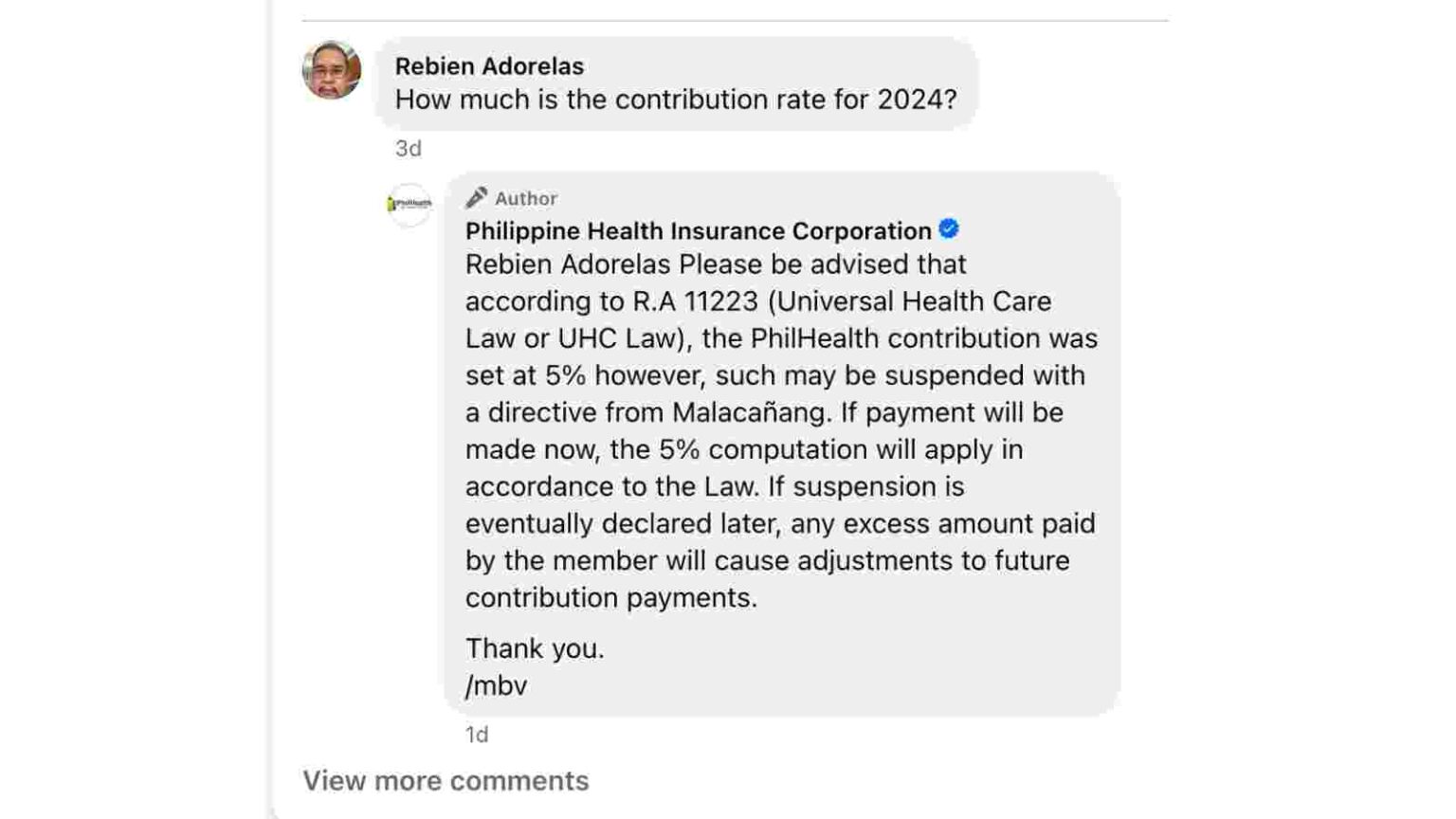 New Philhealth Contribution Table 2025